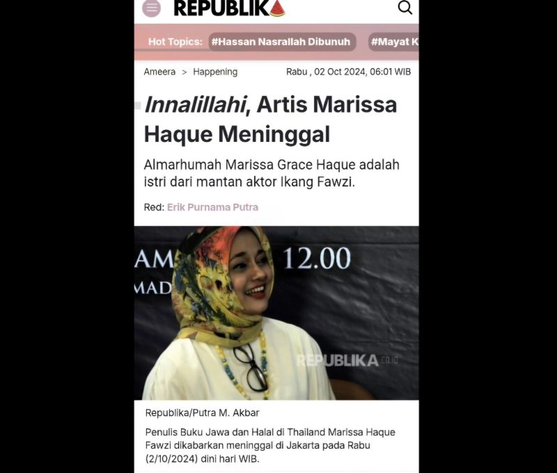 Guntur Subagja Mahardika on LinkedIn: #marissahaque Guntur Subagja Mahardika on LinkedIn: #marissahaque