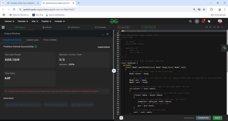 Gorav Jindal on LinkedIn: #gfg #potd #100daysofcode ... Gorav Jindal on LinkedIn: #gfg #potd #100daysofcode ...