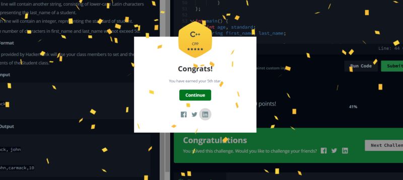 Ankit Kumar on LinkedIn: #hackerrank #cplusplus Ankit Kumar on LinkedIn: #hackerrank #cplusplus