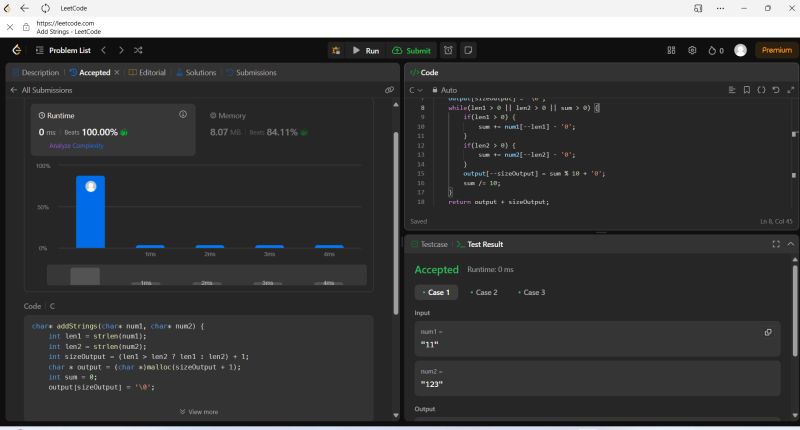 #leetcode #addstrings #codingchallenges #techgrowth #100daysofcode ... #leetcode #addstrings #codingchallenges #techgrowth #100daysofcode ...
