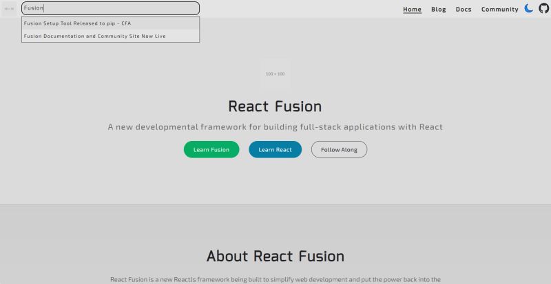 Matthew Ford on LinkedIn: 📢 ReactJS Devs, ⚛ React Fusion is a new ... Matthew Ford on LinkedIn: 📢 ReactJS Devs, ⚛ React Fusion is a new ...