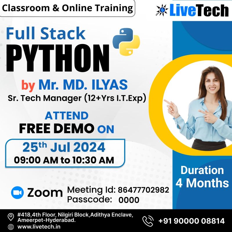 LiveTech QA on LinkedIn: #fullstackpython #pythondevelopment # ... LiveTech QA on LinkedIn: #fullstackpython #pythondevelopment # ...
