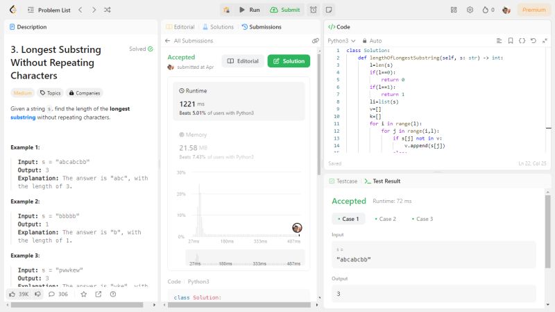 Resolved a LeetCode problem! | Jebastin Aakash A posted on the topic ... Resolved a LeetCode problem! | Jebastin Aakash A posted on the topic ...