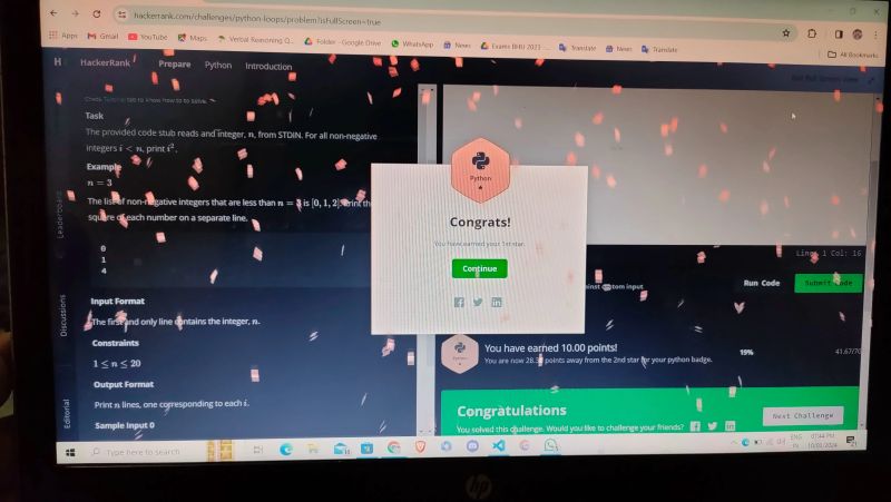 Gaurav Kumar on LinkedIn: #hackerrank #python Gaurav Kumar on LinkedIn: #hackerrank #python