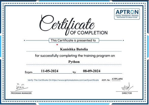Kanishka Butolia on LinkedIn: #python #programming #softwaredevelopment ... Kanishka Butolia on LinkedIn: #python #programming #softwaredevelopment ...
