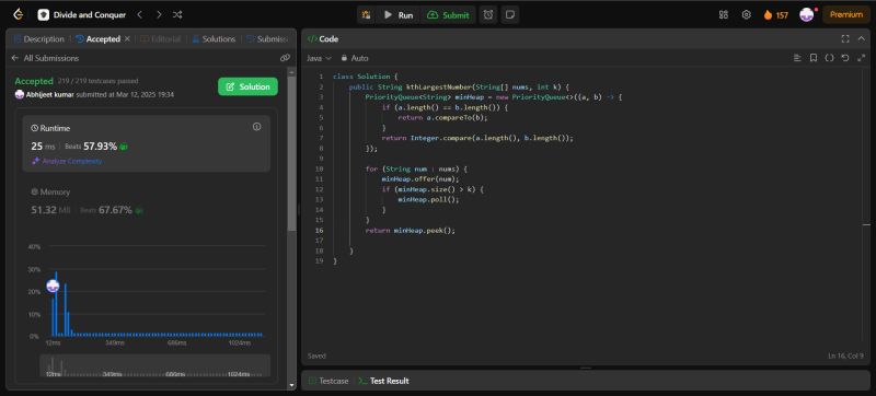 #365daysofcode #java #leetcode #binarysearch #heap #priorityqueue # ... #365daysofcode #java #leetcode #binarysearch #heap #priorityqueue # ...