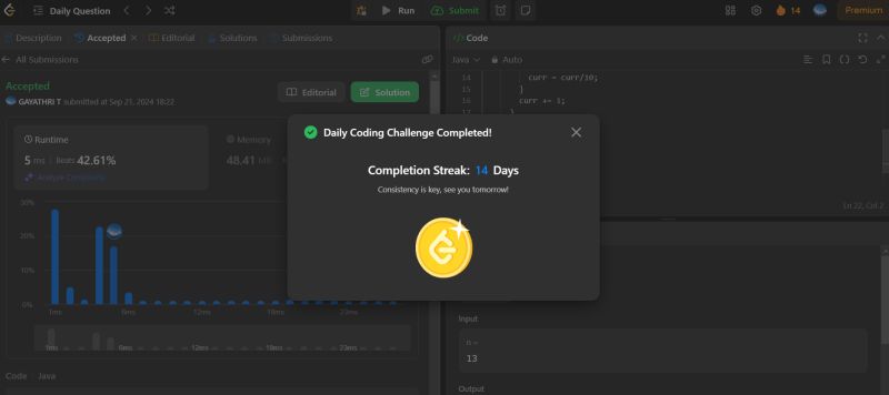 Gayathri T on LinkedIn: #leetcode #codingchallenge #javadeveloper # ... Gayathri T on LinkedIn: #leetcode #codingchallenge #javadeveloper # ...