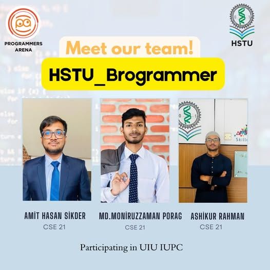 #hstu #progamersarena #competitiveprogramming #cse | Programmers Arena #hstu #progamersarena #competitiveprogramming #cse | Programmers Arena