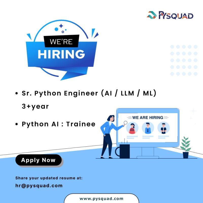 Jones Sathya on LinkedIn: #jobalert #hiringalert #python Jones Sathya on LinkedIn: #jobalert #hiringalert #python
