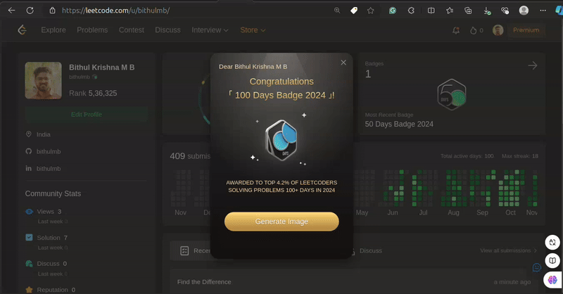 Bithul Krishna M B on LinkedIn: #leetcode #codinglife # ... Bithul Krishna M B on LinkedIn: #leetcode #codinglife # ...