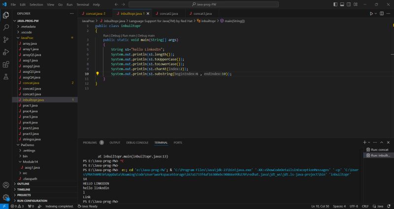 Prathamesh Kalamkar on LinkedIn: #java #programming #codingskills # ... Prathamesh Kalamkar on LinkedIn: #java #programming #codingskills # ...