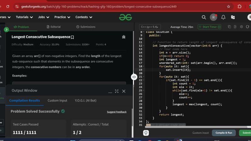 Deepanshi Singh on LinkedIn: #gfg160 #geekstreak2024 #dsa #problemsolving Deepanshi Singh on LinkedIn: #gfg160 #geekstreak2024 #dsa #problemsolving