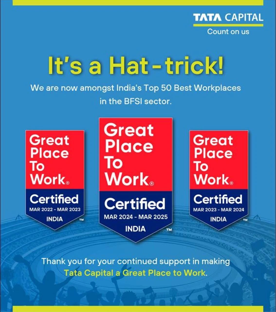 vaibhav pathak on LinkedIn: it's a Hat-trick vaibhav pathak on LinkedIn: it's a Hat-trick