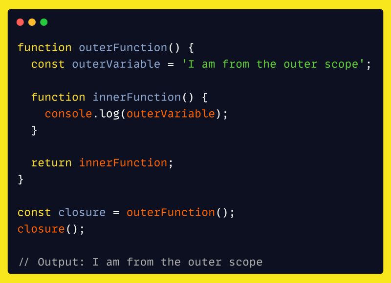 Rustcode Web on LinkedIn: #functionclosures #arrowfunction #javascript Rustcode Web on LinkedIn: #functionclosures #arrowfunction #javascript