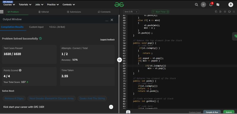 #gfgpotd #dsa #coding #stack #problemsolving | Deepak Chhabra #gfgpotd #dsa #coding #stack #problemsolving | Deepak Chhabra