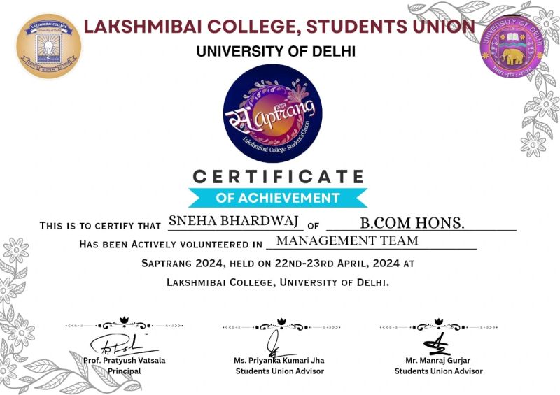 Sneha Bhardwaj on LinkedIn: I am thrilled to announce that I have ... Sneha Bhardwaj on LinkedIn: I am thrilled to announce that I have ...