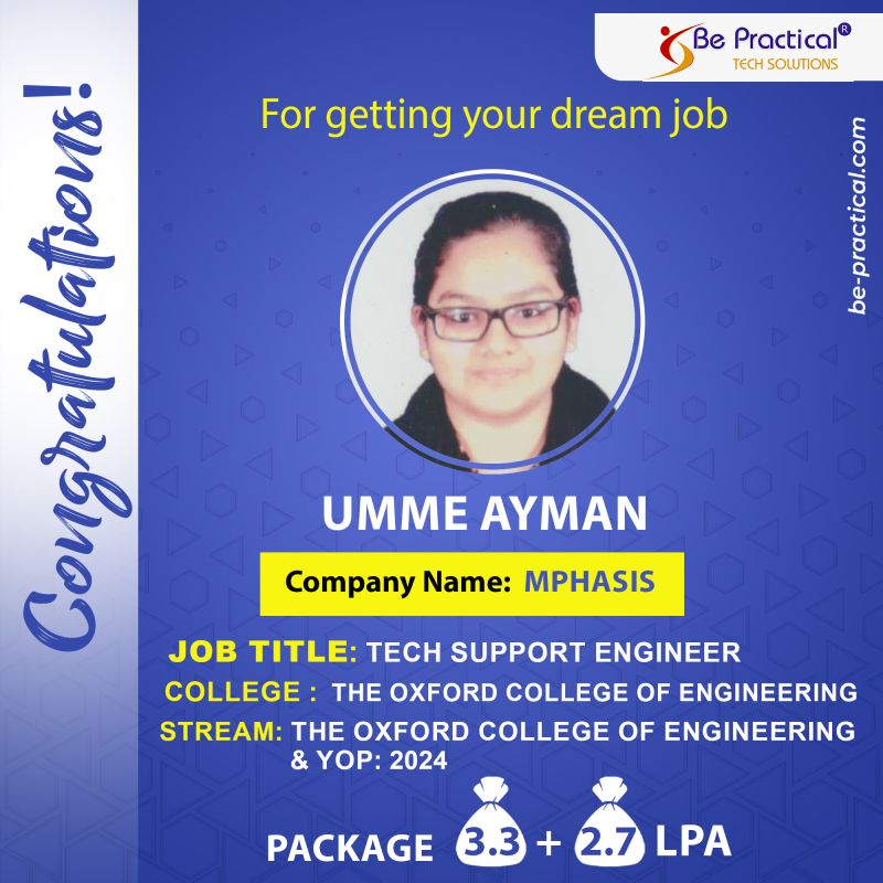 Be Practical Tech Solutions on LinkedIn: #congratulations # ... Be Practical Tech Solutions on LinkedIn: #congratulations # ...