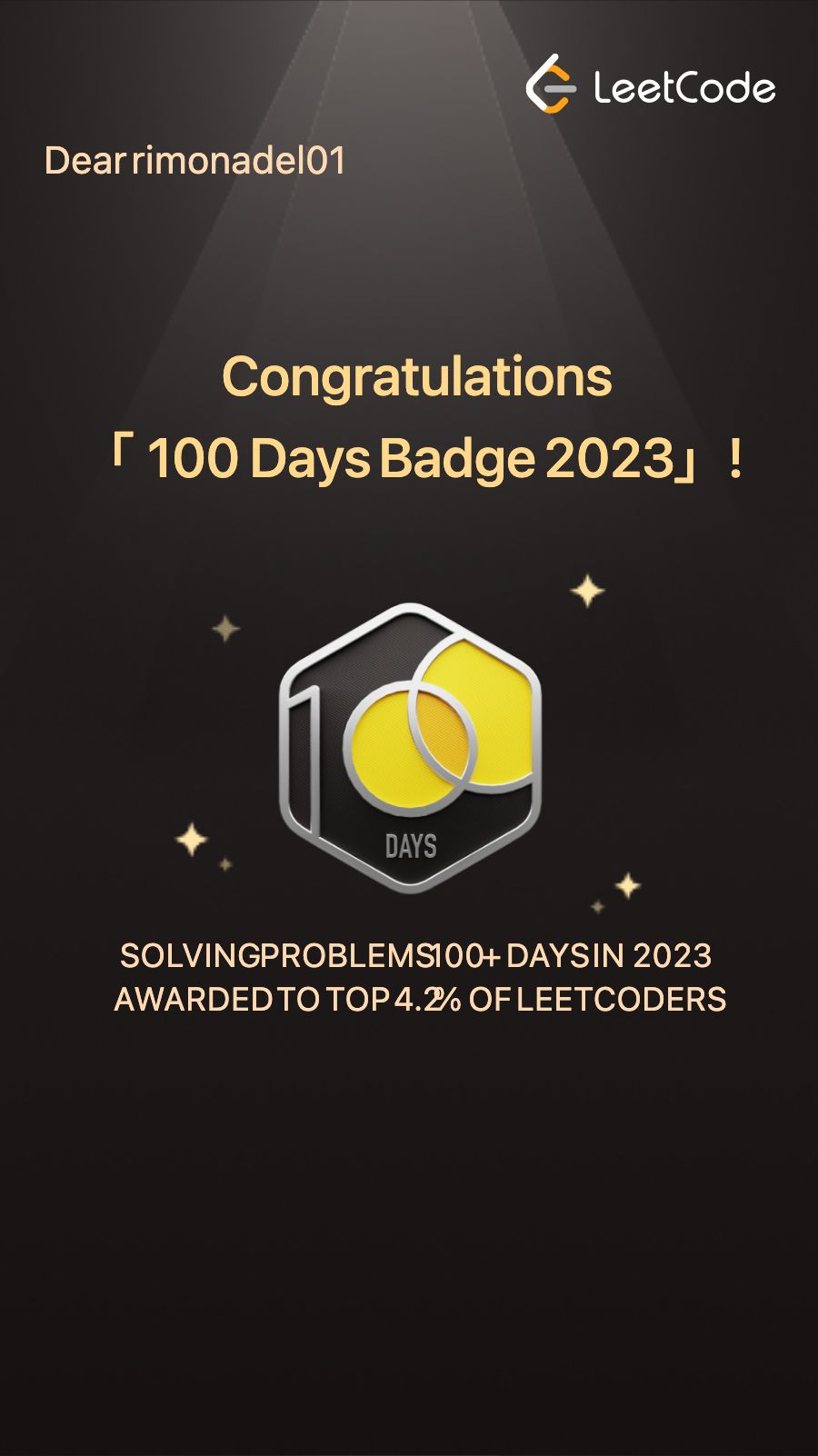 Rimon Tawadrous on LinkedIn: I have earned the 100 Days badge from ... Rimon Tawadrous on LinkedIn: I have earned the 100 Days badge from ...