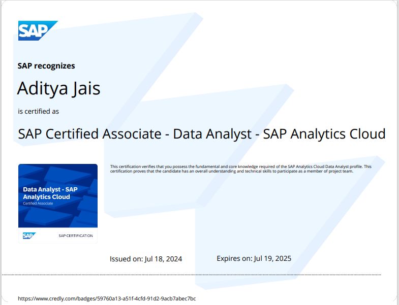 Aditya Jais on LinkedIn: Hello everyone, I am happy to share that I've ... Aditya Jais on LinkedIn: Hello everyone, I am happy to share that I've ...