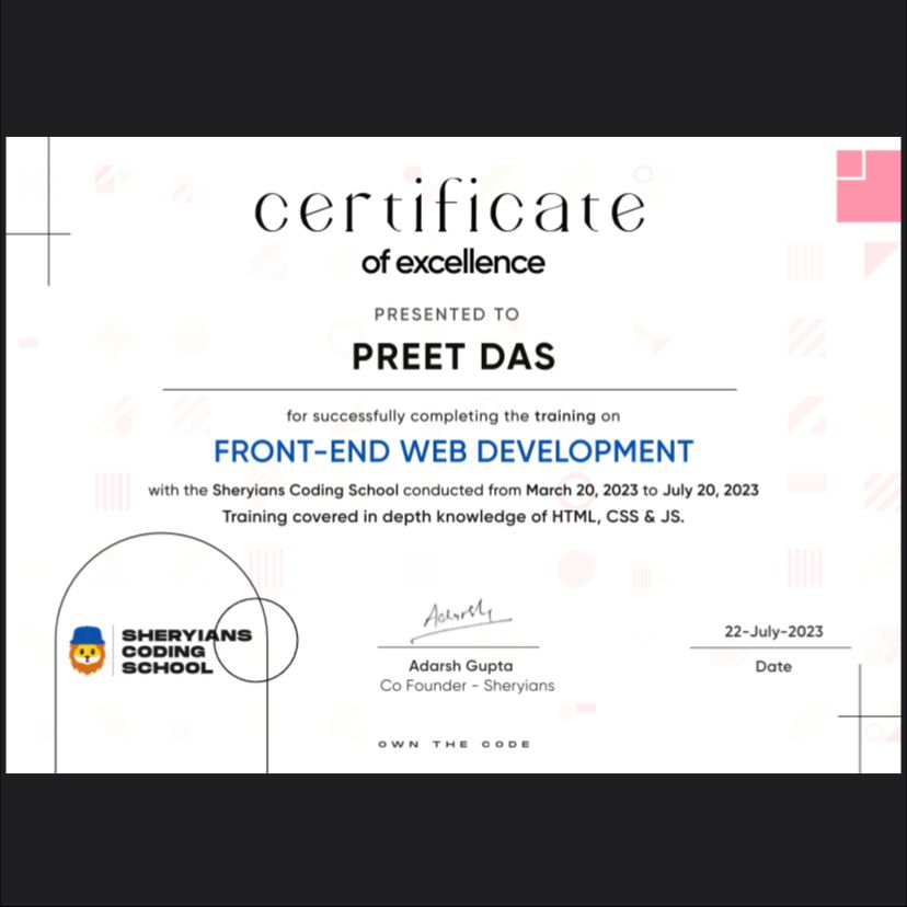 Preet Das on LinkedIn: #frontenddevelopment #html #css #javascript # ... Preet Das on LinkedIn: #frontenddevelopment #html #css #javascript # ...