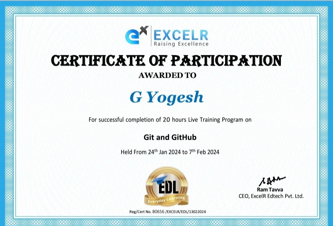#github #git #excelr | Yogesh Gone #github #git #excelr | Yogesh Gone
