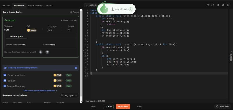 #description #100daysofcode #codingninjas #recursion #stack # ... #description #100daysofcode #codingninjas #recursion #stack # ...