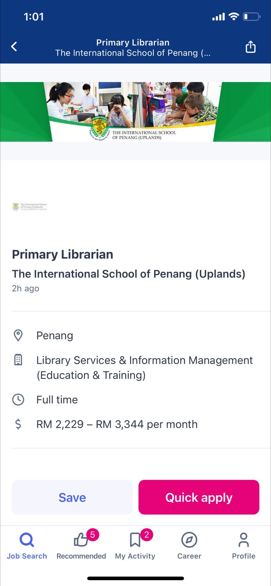AMIERA HASSIN on LinkedIn: Librarian vacancy AMIERA HASSIN on LinkedIn: Librarian vacancy