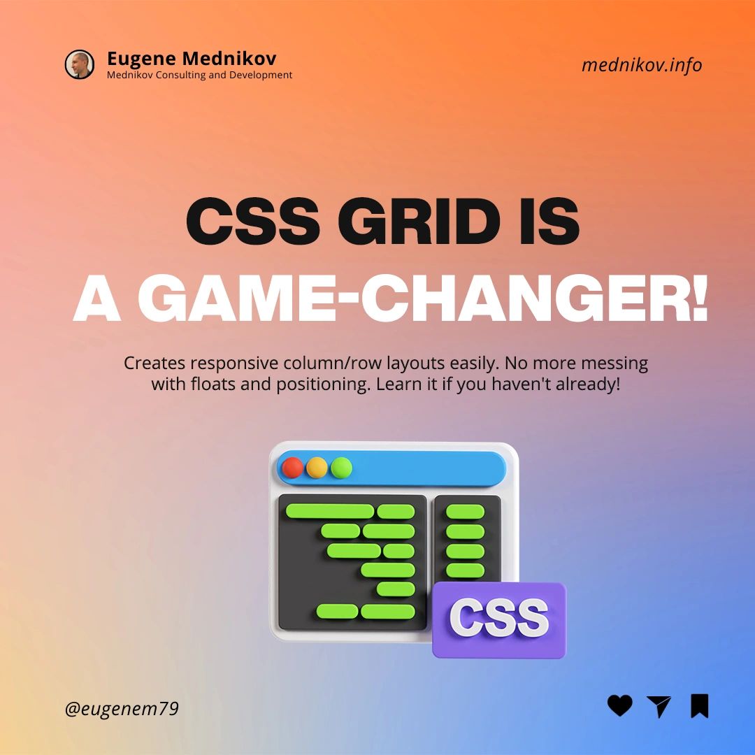 Mednikov Consulting and Development on LinkedIn: #cssgrid #webdesign # ... Mednikov Consulting and Development on LinkedIn: #cssgrid #webdesign # ...