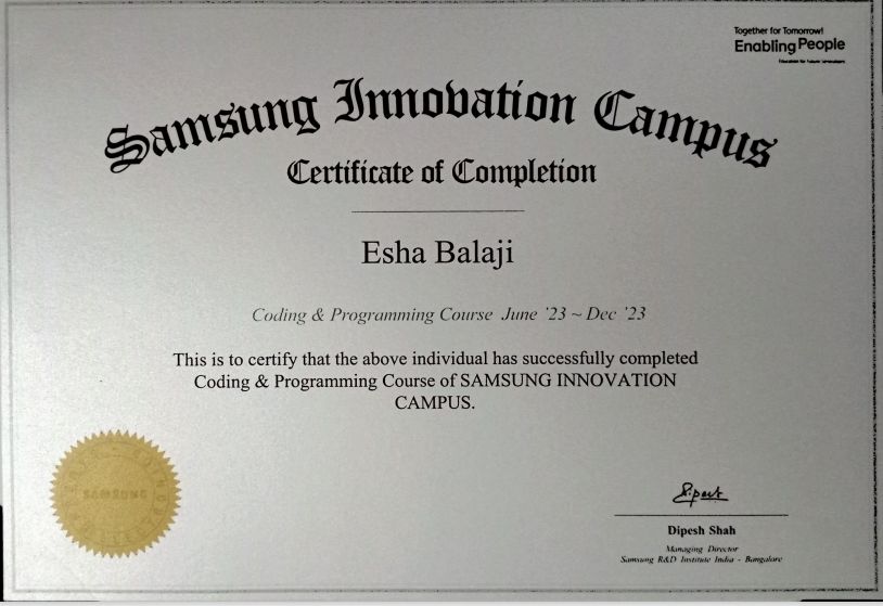 Esha Balaji on LinkedIn: #sic_srib_2024 #coding #programming #python # ... Esha Balaji on LinkedIn: #sic_srib_2024 #coding #programming #python # ...