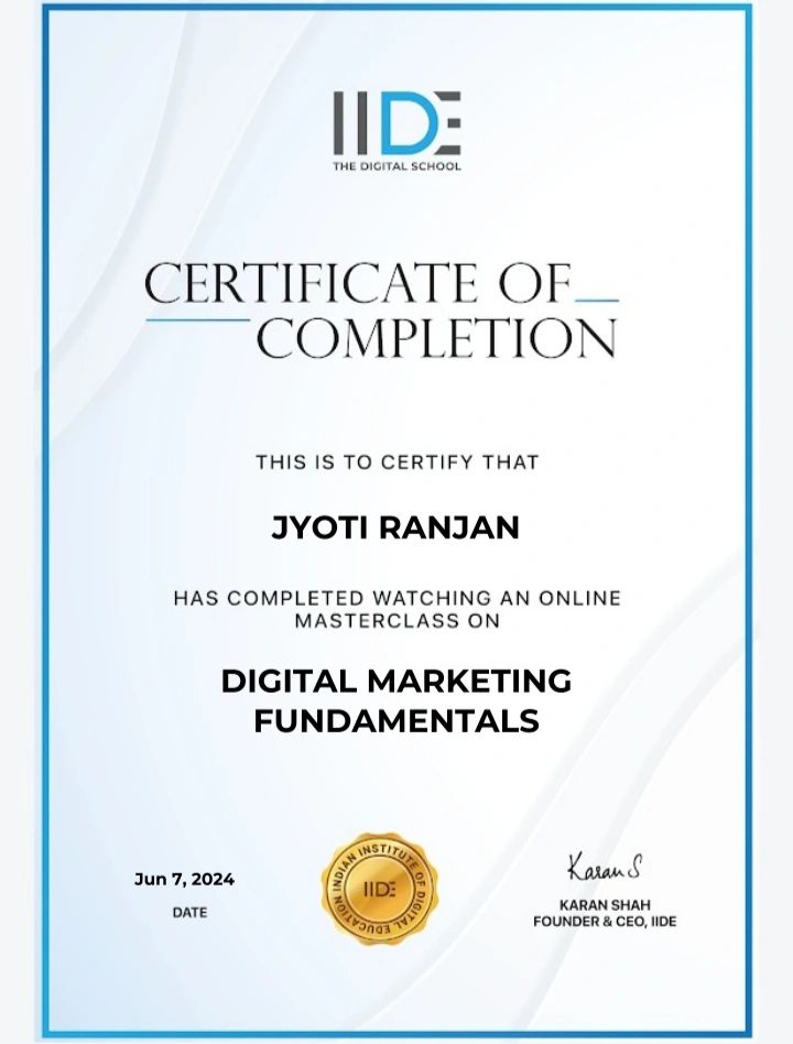 Digital marketer with SEO and SMM skills | Jyoti Ranjan posted on the ... Digital marketer with SEO and SMM skills | Jyoti Ranjan posted on the ...
