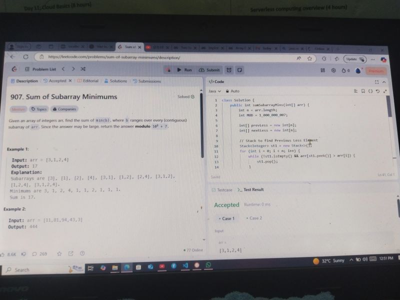 #dsa #arrays #problemsolving #learningeveryday #codingjourney… | Anup Kumar #dsa #arrays #problemsolving #learningeveryday #codingjourney… | Anup Kumar