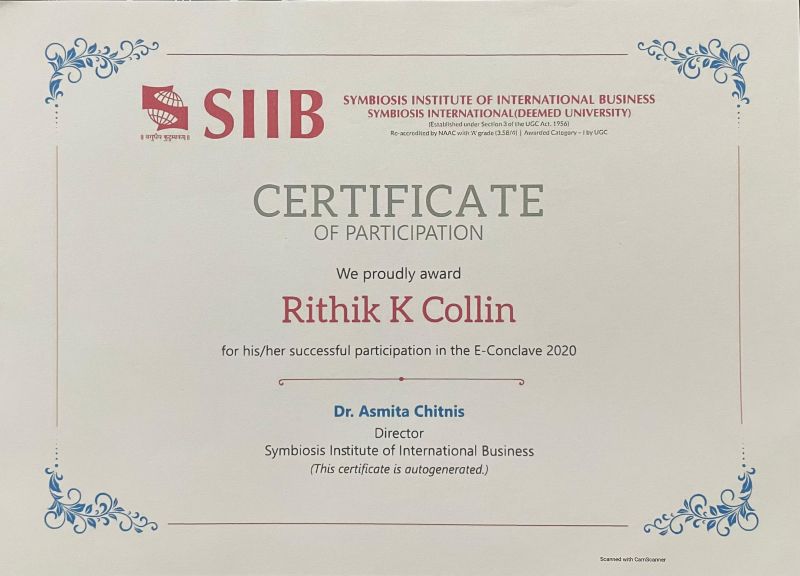 Rithik K Collin on LinkedIn: #professionaldevelopment #econclave2020 # ... Rithik K Collin on LinkedIn: #professionaldevelopment #econclave2020 # ...