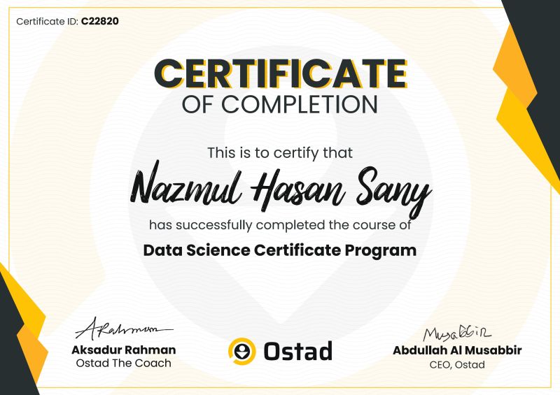 Nazmul Hasan Sany on LinkedIn: #datascience #machinelearning #python # ... Nazmul Hasan Sany on LinkedIn: #datascience #machinelearning #python # ...