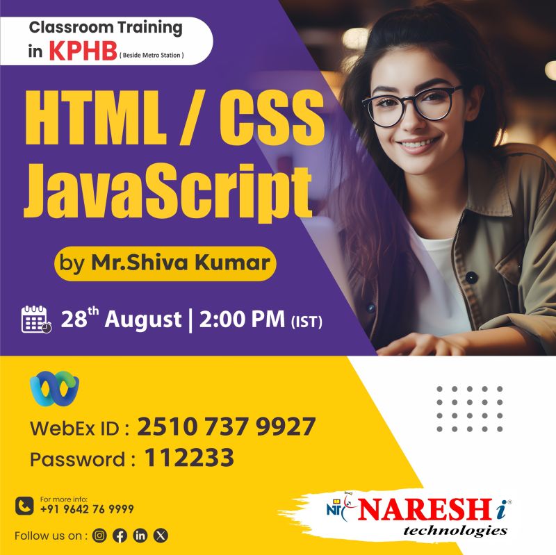 Naresh i Technologies on LinkedIn: #html #css #javascript #frontend # ... Naresh i Technologies on LinkedIn: #html #css #javascript #frontend # ...