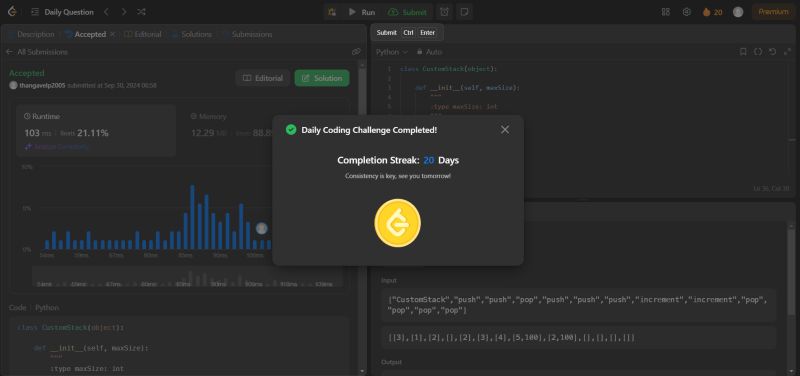 Thangavel Panchalingam on LinkedIn: #leetcode #python #codingchallenge ... Thangavel Panchalingam on LinkedIn: #leetcode #python #codingchallenge ...
