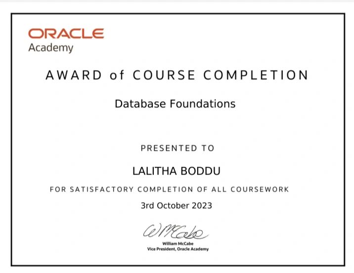 Lalitha Boddu on LinkedIn: #professionaldevelopment #database #java # ... Lalitha Boddu on LinkedIn: #professionaldevelopment #database #java # ...