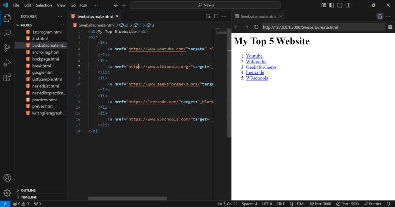 Ajay khandelwal on LinkedIn: #webdevelopment #html #codingjourney Ajay khandelwal on LinkedIn: #webdevelopment #html #codingjourney