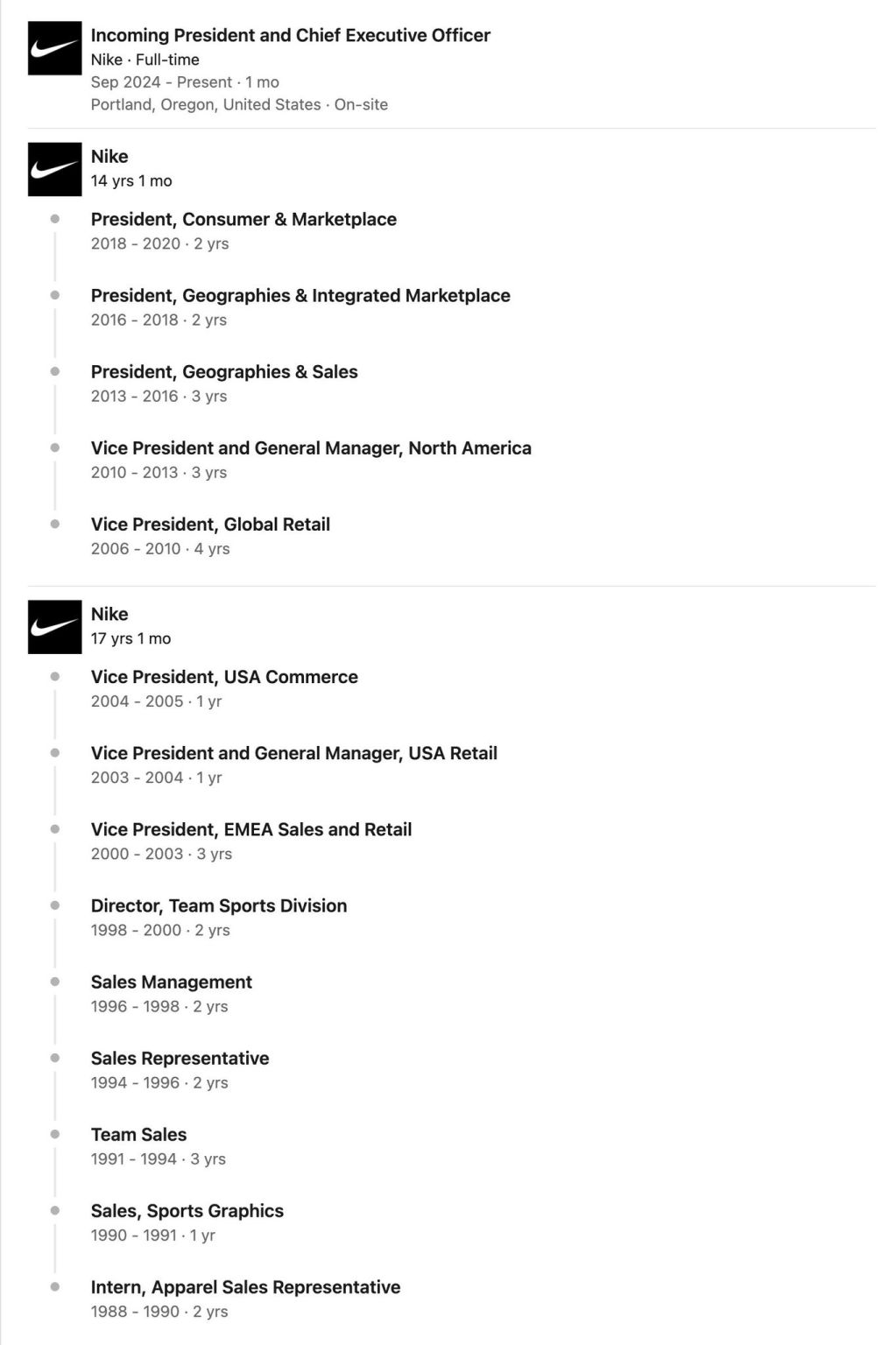 Ish Verduzco on LinkedIn: Intern to CEO. Nike’s incoming CEO has one of ... Ish Verduzco on LinkedIn: Intern to CEO. Nike’s incoming CEO has one of ...