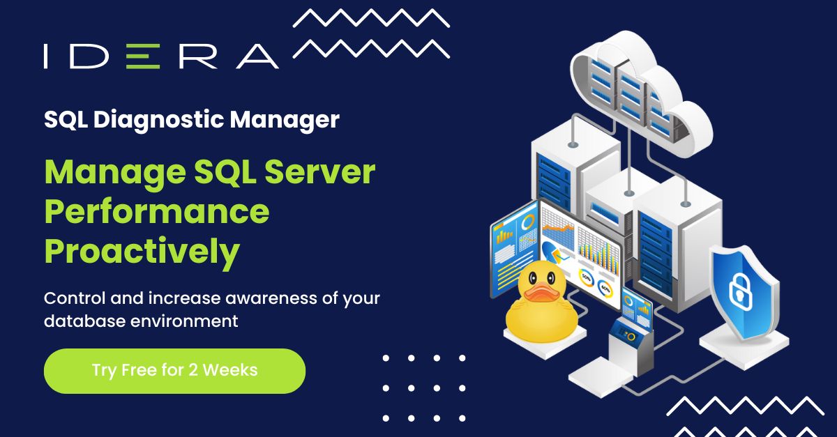 IDERA Software on LinkedIn: #sqlserver #idera #sqltools IDERA Software on LinkedIn: #sqlserver #idera #sqltools