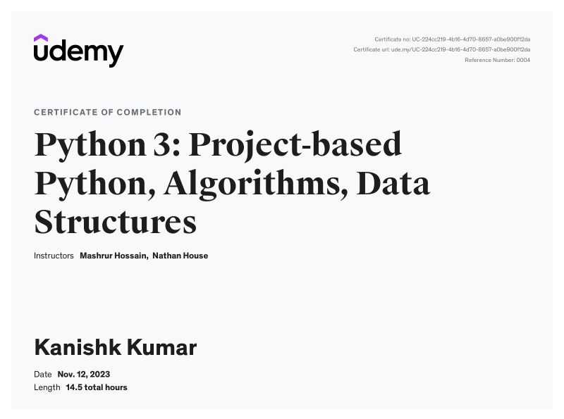 Kanishk Kumar on LinkedIn: Congratulations on completing Python 3 ... Kanishk Kumar on LinkedIn: Congratulations on completing Python 3 ...