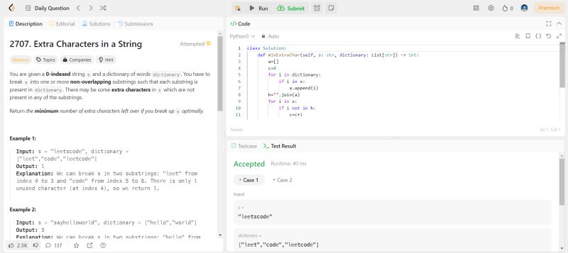 Sadhu Ashok on LinkedIn: #leetcode #coding #problemsolving #developer Sadhu Ashok on LinkedIn: #leetcode #coding #problemsolving #developer