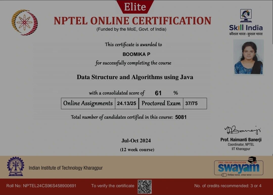 Boomika Pandiarajan on LinkedIn: #datastructures #algorithms #java # ... Boomika Pandiarajan on LinkedIn: #datastructures #algorithms #java # ...