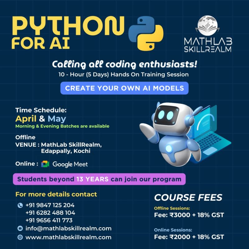 MathLab SkillRealm on LinkedIn: #artificialintelligence #python # ... MathLab SkillRealm on LinkedIn: #artificialintelligence #python # ...