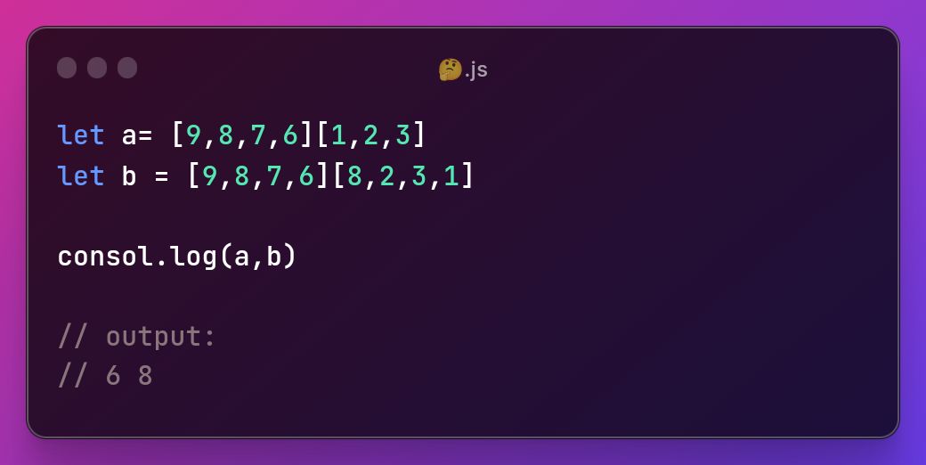 Mixomate on LinkedIn: #javascript #arrays Mixomate on LinkedIn: #javascript #arrays