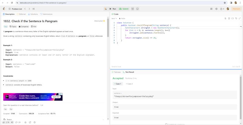 #leetcodechallenge #leetcode2024 #dsa #java | Dev Prasad #leetcodechallenge #leetcode2024 #dsa #java | Dev Prasad