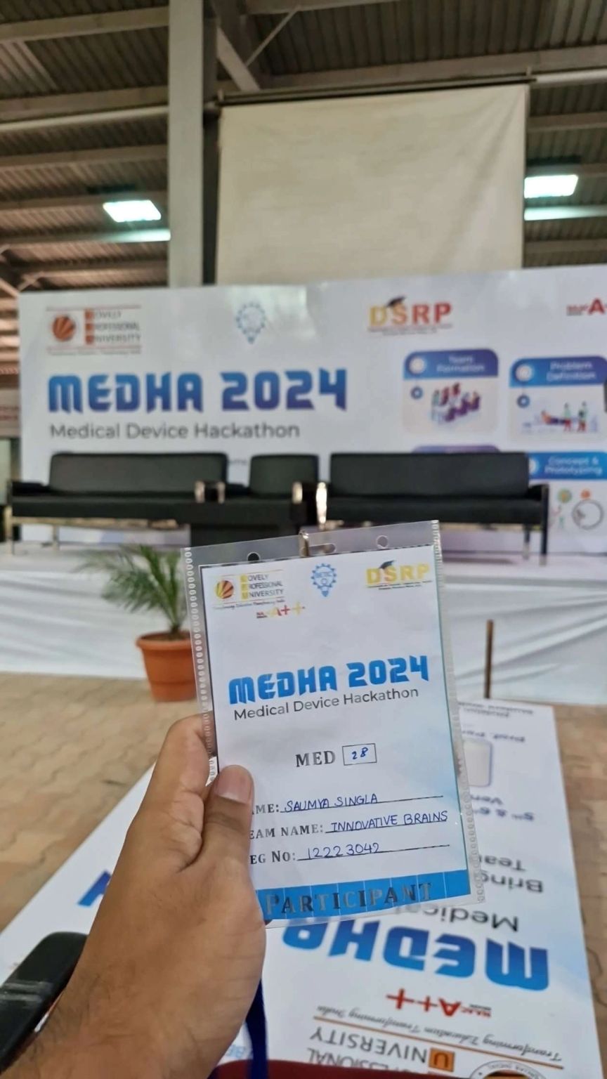 Saumya Singla on LinkedIn: #medha #healthcareinnovation #techforgood # ... Saumya Singla on LinkedIn: #medha #healthcareinnovation #techforgood # ...