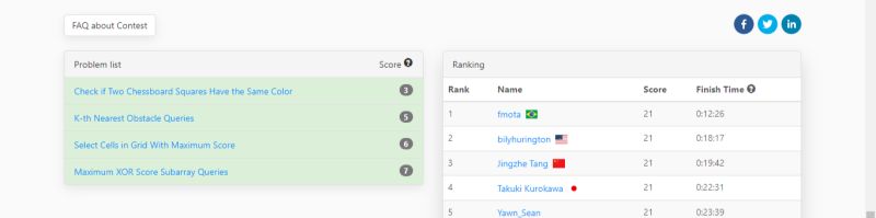 Souvik Ghosh on LinkedIn: #leetcode #weeklycontest # ... Souvik Ghosh on LinkedIn: #leetcode #weeklycontest # ...
