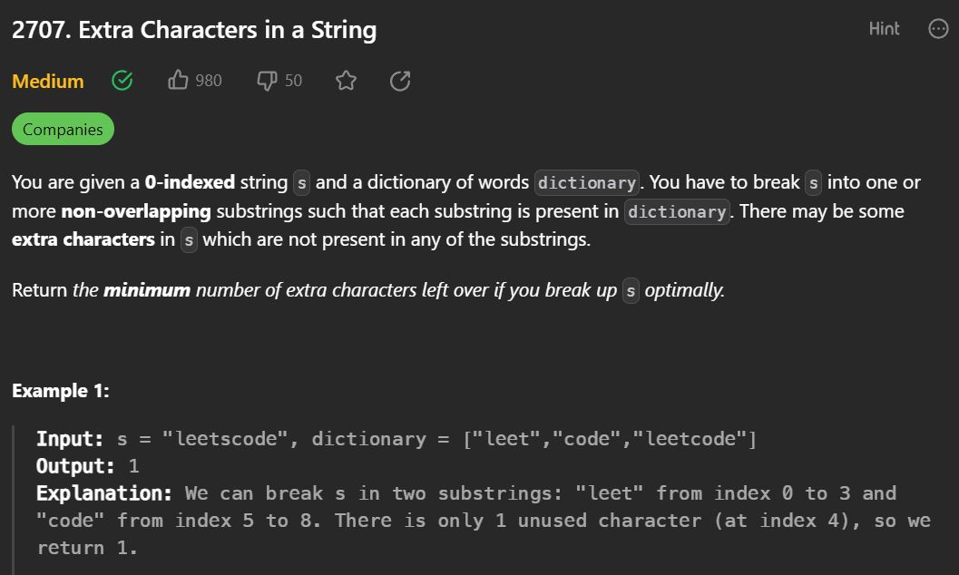 NEERAJ KUMAR on LinkedIn: #extra #leetcode #dynamicprogaramming #dp NEERAJ KUMAR on LinkedIn: #extra #leetcode #dynamicprogaramming #dp
