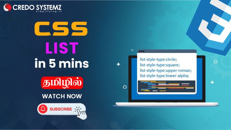 Credo Systemz on LinkedIn: #css #fresher #list #css #webdevelopment # ... Credo Systemz on LinkedIn: #css #fresher #list #css #webdevelopment # ...