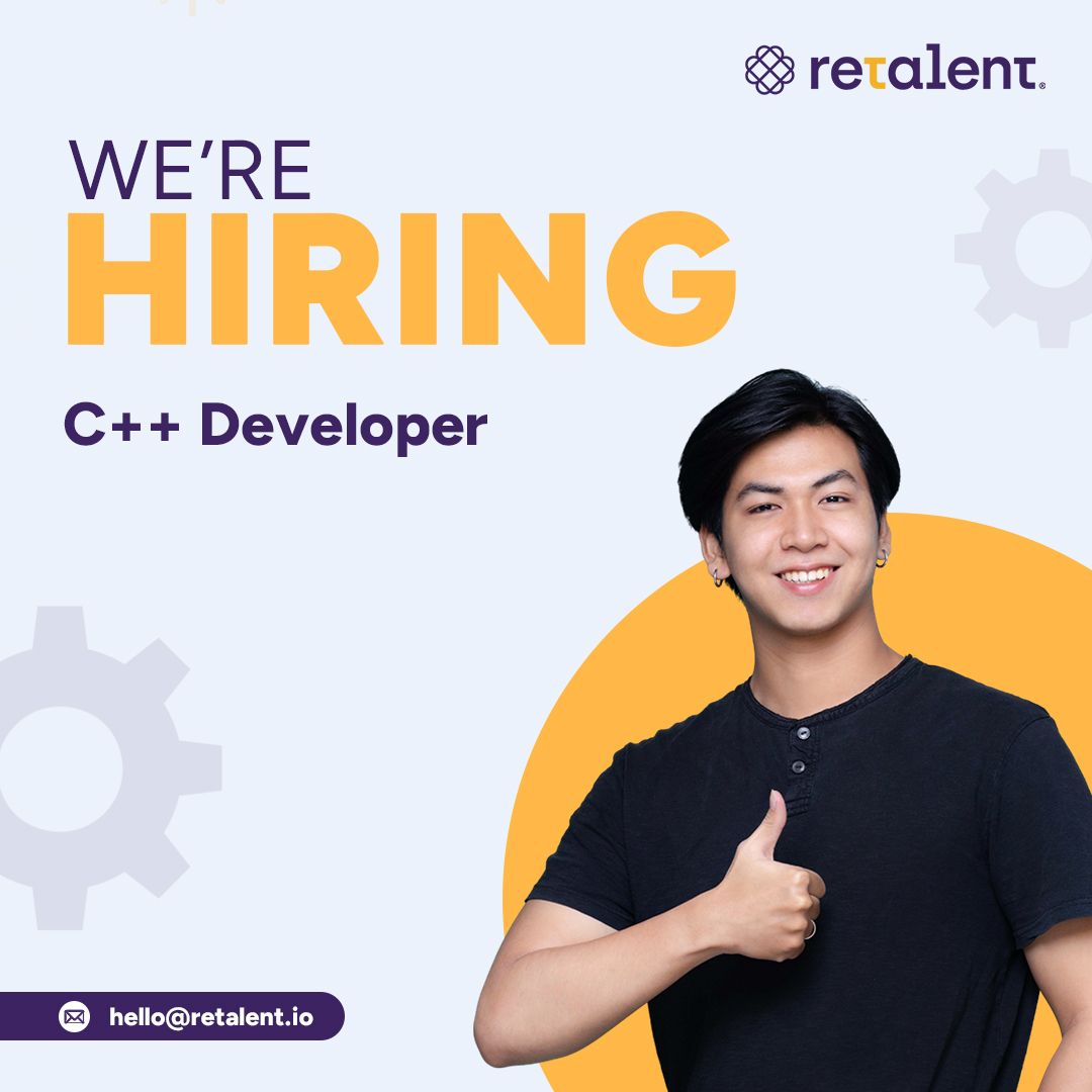 Retalent.io - Tech & Creative Jobs on LinkedIn: C++ Developer Retalent.io - Tech & Creative Jobs on LinkedIn: C++ Developer